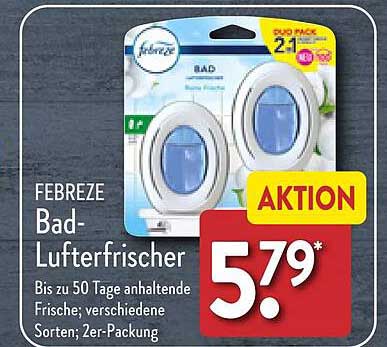 Febreze Bad-lufterfrischer Angebot bei ALDI Nord - 1Prospekte.de