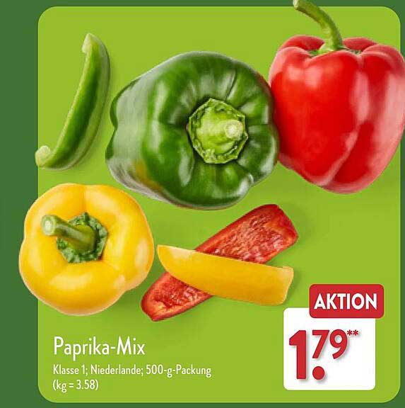 Paprika-mix Angebot bei ALDI Nord - 1Prospekte.de