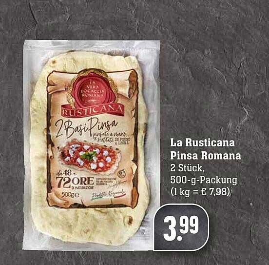 La Rusticana Pinsa Romana Angebot bei Scheck-in-Center - 1Prospekte.de