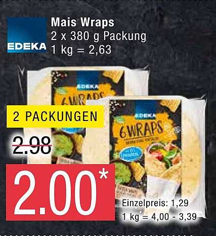 Edeka Mais Wraps Angebot bei Marktkauf - 1Prospekte.de