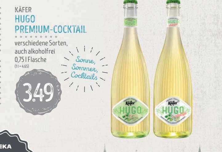Käfer Hugo Premium-cocktail Angebot bei Edeka Struve - 1Prospekte.de