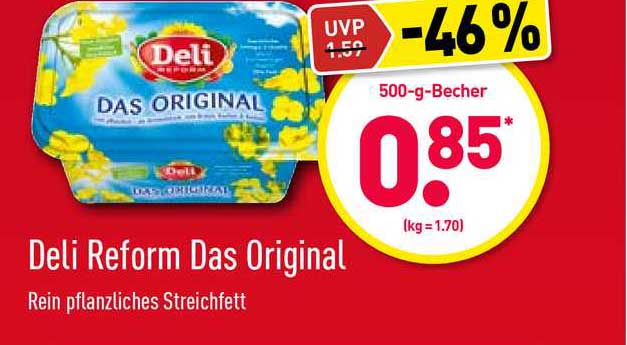Deli Reform Das Original Angebot bei ALDI Nord - 1Prospekte.de
