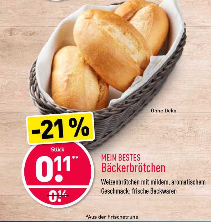 Mein Bestes Bäckerbrötchen Angebot bei ALDI Nord - 1Prospekte.de