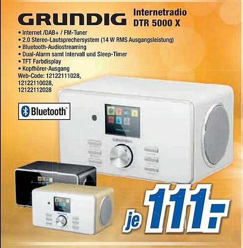 Grundig Internetradio „all-in-one” Dtr 5000x Angebot bei Expert