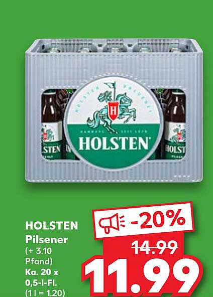 Holsten Pilsener Angebot bei Kaufland - 1Prospekte.de