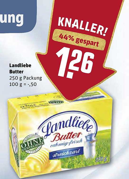 Landliebe Butter Angebot bei REWE - 1Prospekte.de