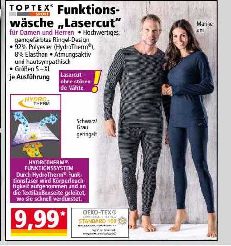 Toptex Funktionswäsche „lasercut“ Angebot bei NORMA - 1Prospekte.de