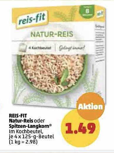 Reis-fit Natur-reis Oder Spitzen-langkorn Angebot bei Penny - 1Prospekte.de