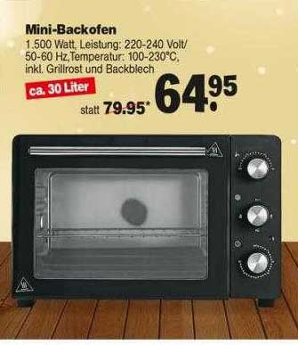 Mini-backofen Angebot bei Repo Markt