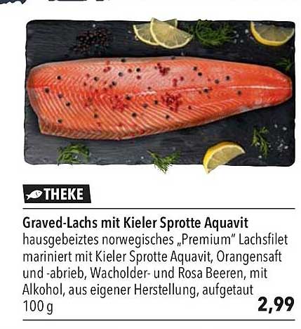 Graved-lachs Mit Kieler Sprotte Aquavit Angebot bei CITTI Markt ...