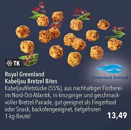 Royal Greenland Kabeljau Bretzel Bites Angebot bei CITTI Markt ...