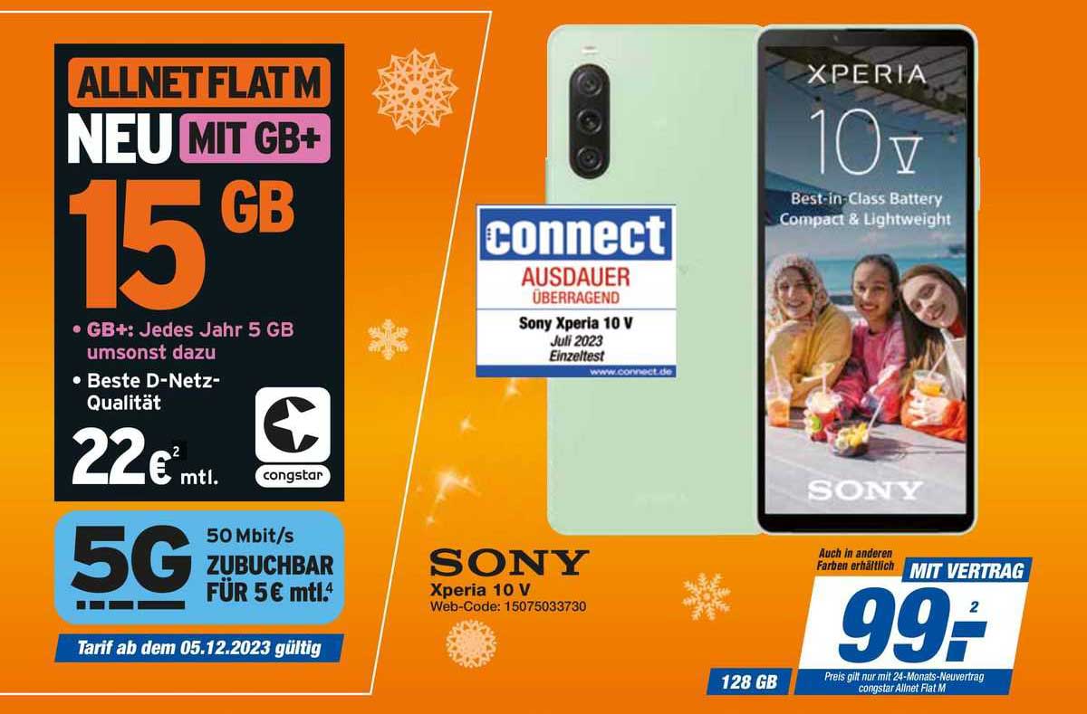 Sony Xperia 10 V Angebot bei HEM expert - 1Prospekte.de