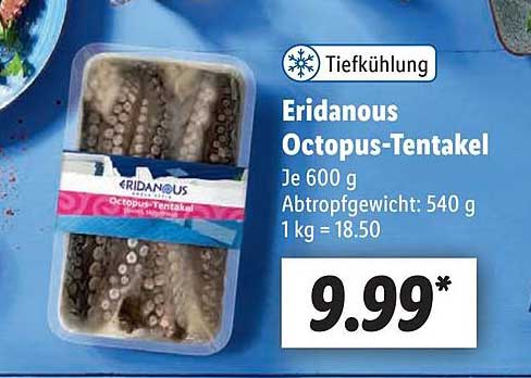 Eridanous Octopus-tentakel Angebot bei Lidl - 1Prospekte.de