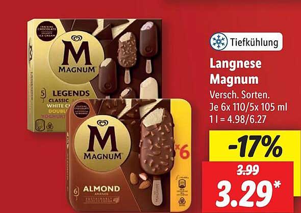 Langnese Magnum Angebot bei Lidl - 1Prospekte.de
