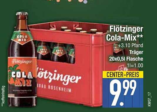 Flötzinger Cola-mix Angebot bei E Center - 1Prospekte.de