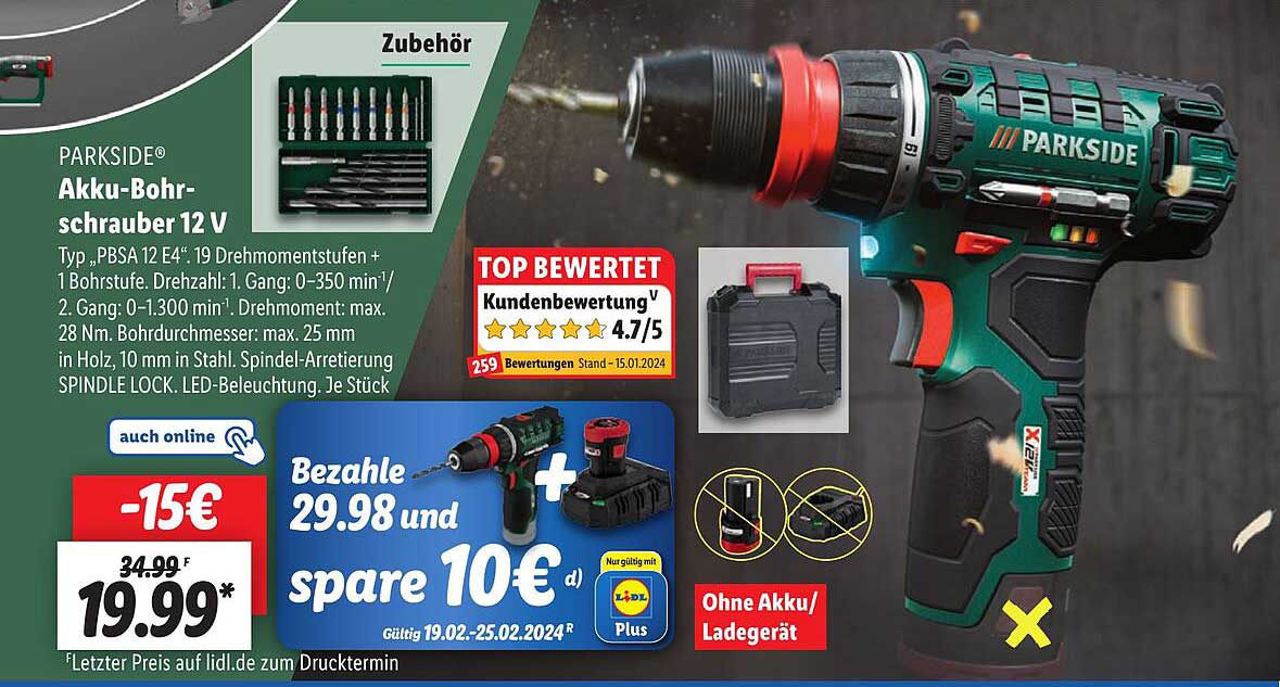Lidl Parkside Angebote