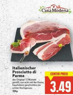 Casa Modena Italienischer Prosciutto Di Parma Angebot bei E Center ...