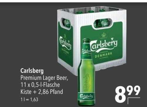 Carlsberg Premium Lager Beer Angebot bei CITTI Markt - 1Prospekte.de