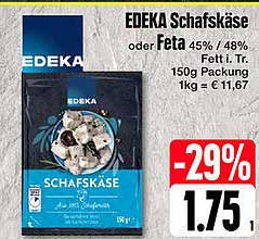 Edeka Schafskäse Oder Feta Angebot bei EDEKA - 1Prospekte.de