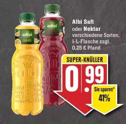 Albi Saft Oder Nektar Angebot bei EDEKA - 1Prospekte.de