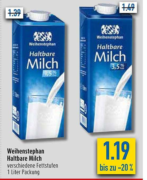 Weihenstephan Haltbare Milch Angebot bei Diska - 1Prospekte.de