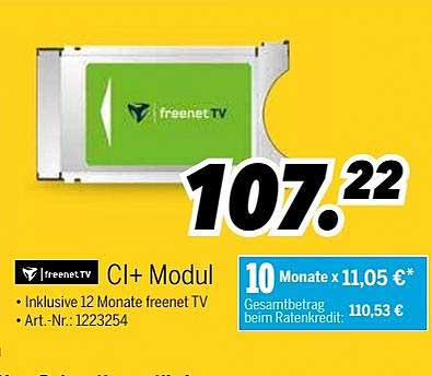 Cl+ Modul Freenet Tv Angebot bei MEDIMAX - 1Prospekte.de