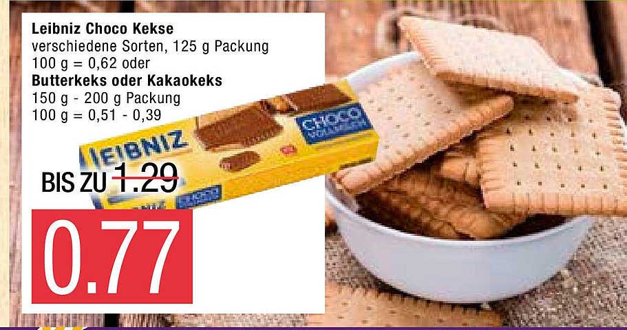 Butterkeks Oder Kakaokeks, Choco Kekse Angebot bei EDEKA