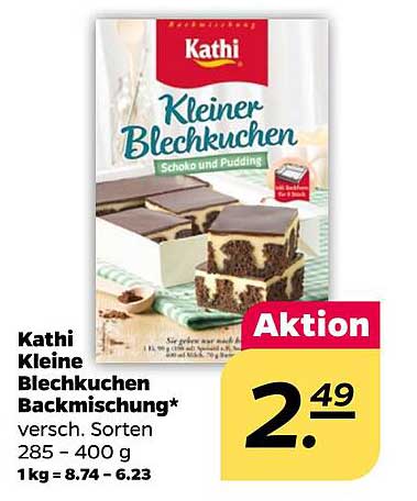 Kathi Kleine Blechkuchen Backmischung Angebot bei Netto