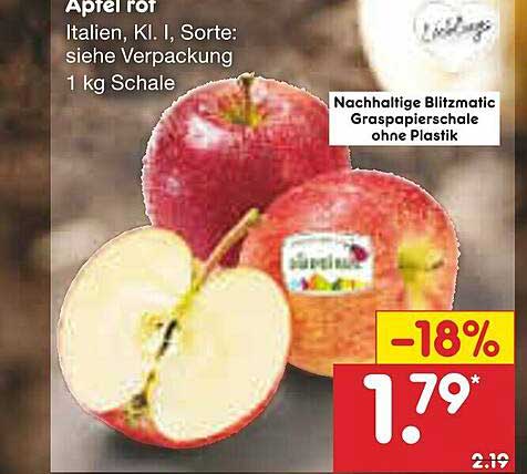 Apfel Rot Angebot bei Netto Marken-Discount - 1Prospekte.de