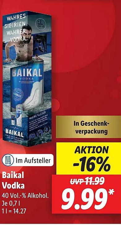 Baikal Vodka Angebot bei Lidl - 1Prospekte.de