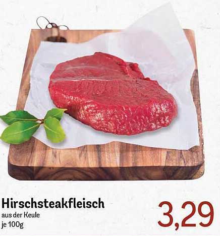 Hirschsteakfleisch Angebot bei EDEKA - 1Prospekte.de