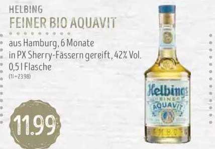 Helbing Feiner Bio Aquavit Angebot bei Edeka Struve - 1Prospekte.de