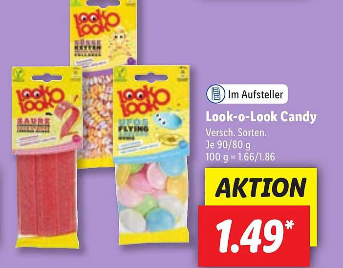 Look-o-look Candy Angebot bei Lidl