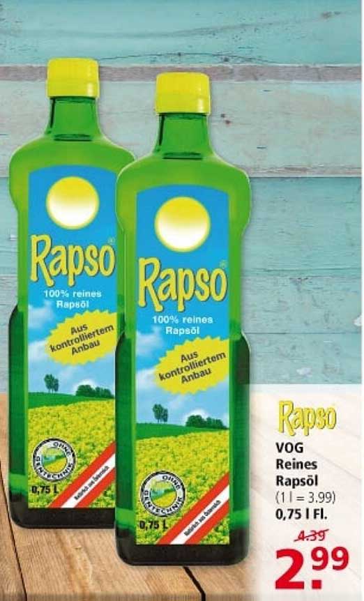Rapso Vog Reines Rapsöl Angebot bei Multi Markt - 1Prospekte.de