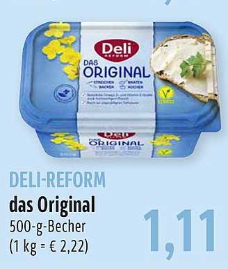 Deli-reform Das Original Angebot bei BUNGERT - 1Prospekte.de