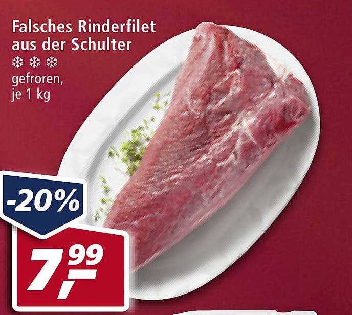 Falsches Rinderfilet Aus Der Schulter Angebot bei Real - 1Prospekte.de