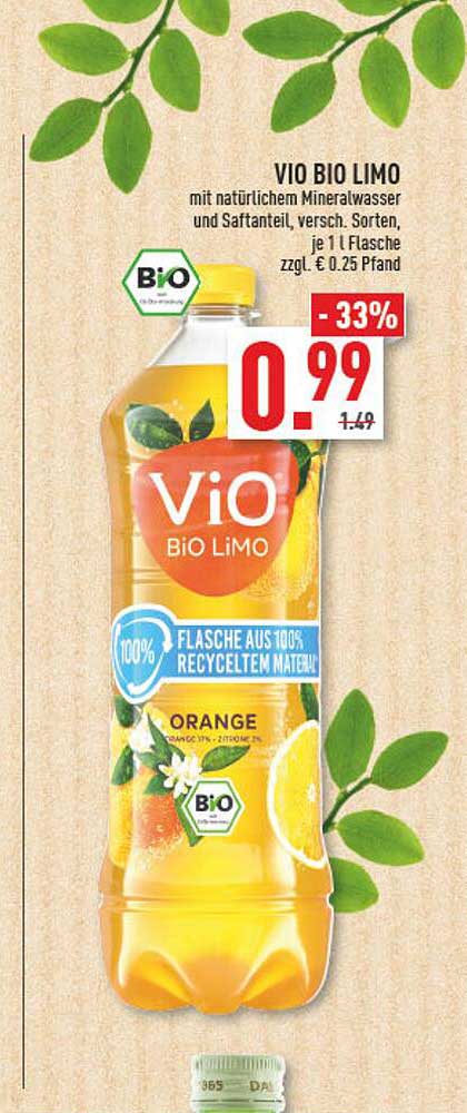 Vio Bio Limo Angebot bei Marktkauf - 1Prospekte.de