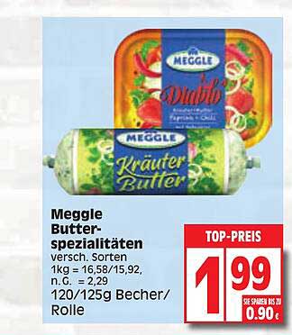 Meggle Butterspezialitäten Angebot bei EDEKA - 1Prospekte.de