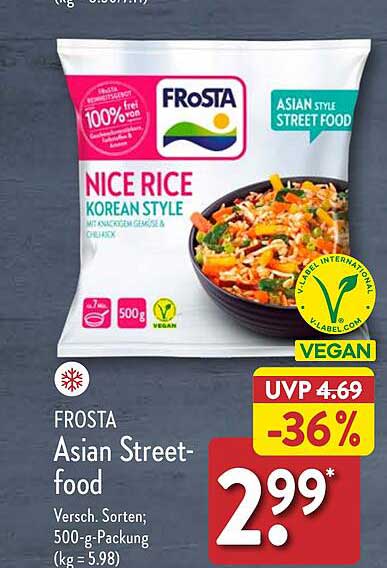 Frosta Asian Streetfood Angebot bei ALDI Nord - 1Prospekte.de