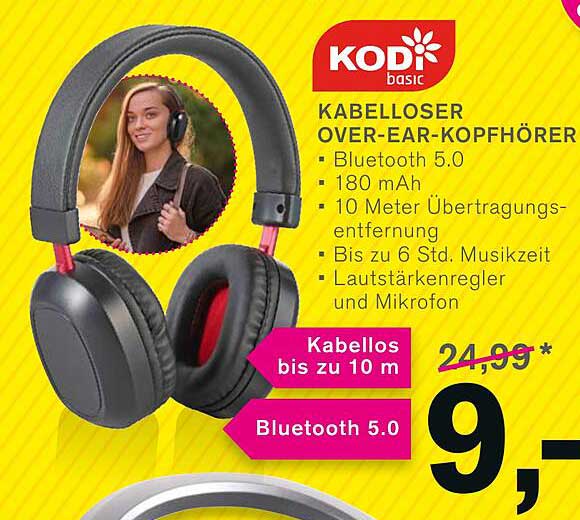 Kabelloser Over-ear-kopfhörer Angebot bei KODi - 1Prospekte.de