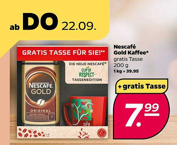 Faszinierend Nescafé Gold Aktion 2022 Bild