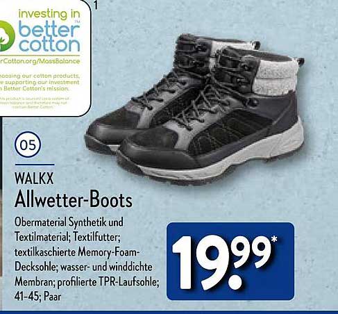 Walkx Allwetter-boots Angebot bei ALDI Nord - 1Prospekte.de