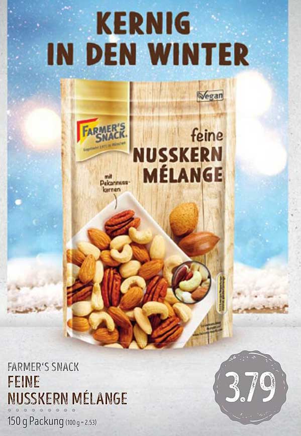 Farmer's Snack Feine Nusskern Mélange Angebot bei Edeka Struve ...