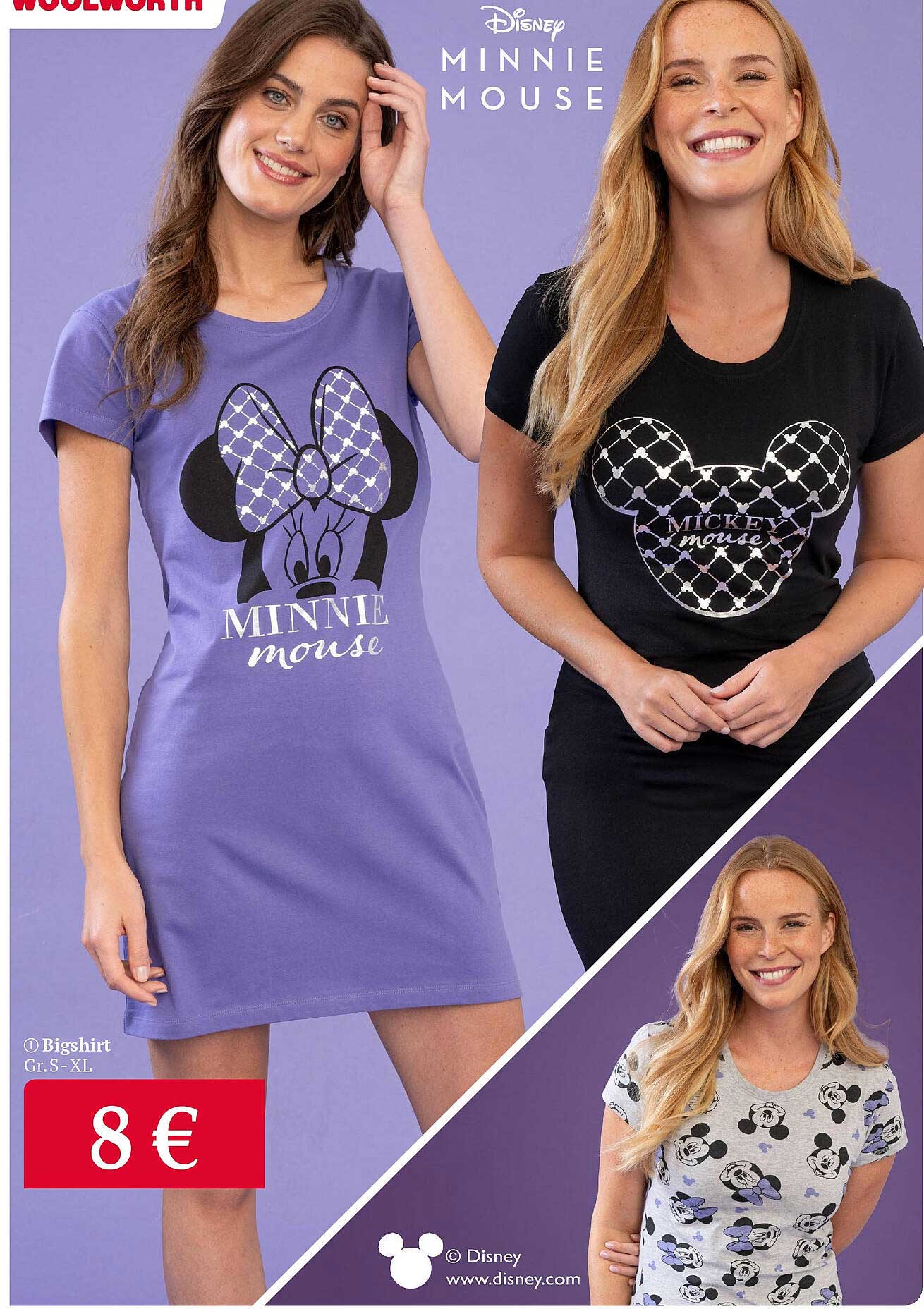 Disney Mickey Mouse Bigshirt Angebot Bei Woolworth 1prospekte De