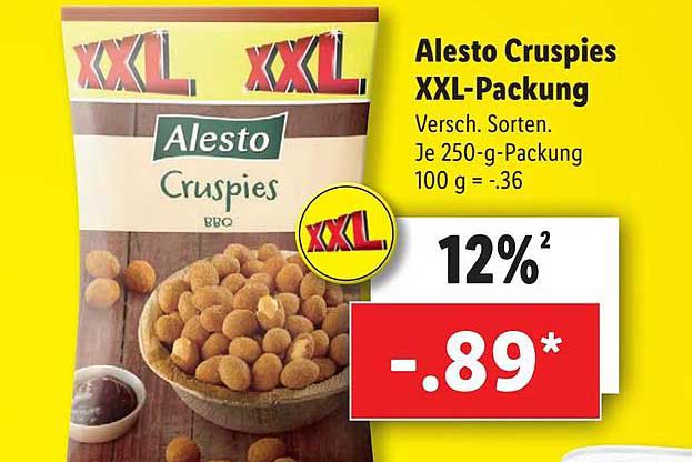 Alesto Cruspies Xxl Packung Angebot bei Lidl - 1Prospekte.de