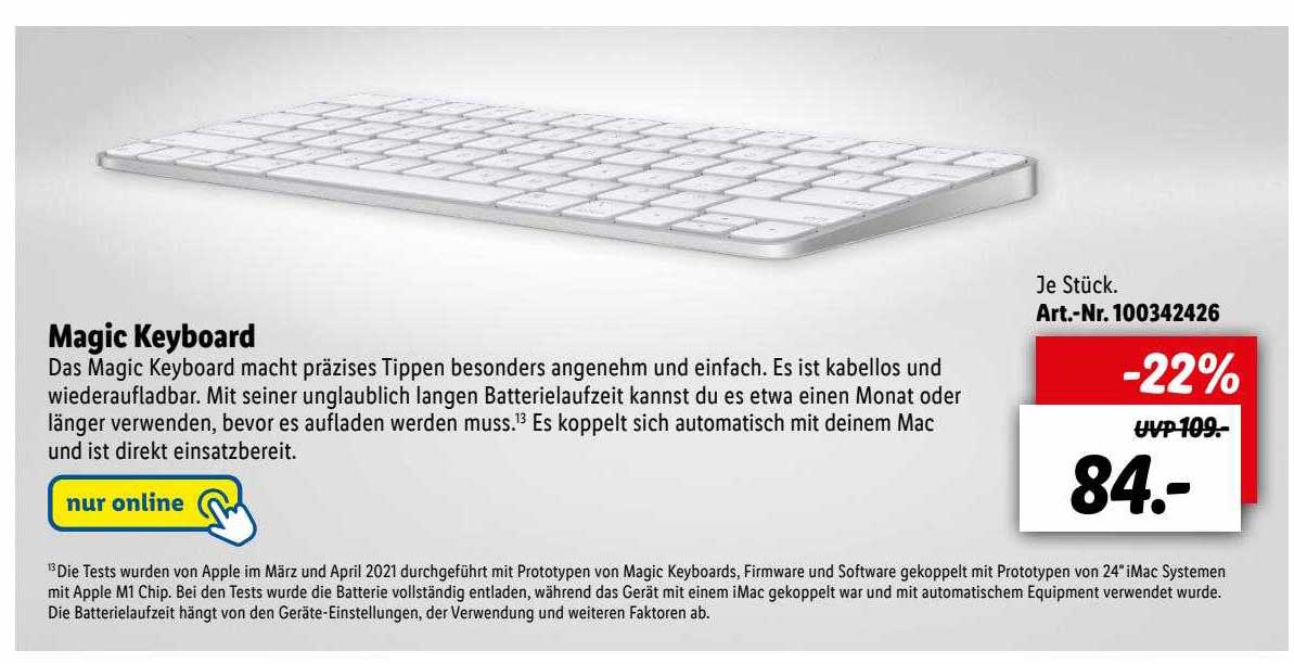 Magic Keyboard Angebot bei Lidl - 1Prospekte.de