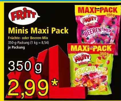Fritt Minis Maxi Pack Angebot bei NORMA - 1Prospekte.de