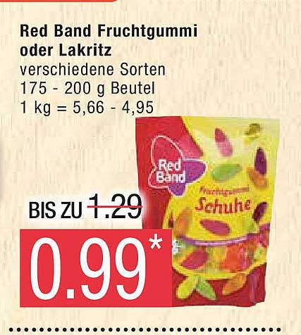 Red Band Fruchtgummi Oder Lakritz Angebot bei Marktkauf - 1Prospekte.de