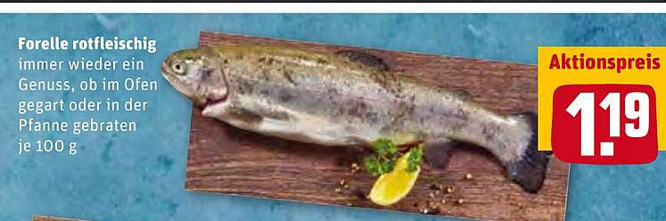 Forelle Rotfleischig Angebot bei REWE Kaufpark - 1Prospekte.de