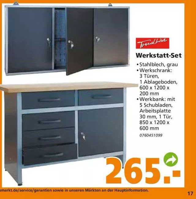Werkstatt set Trend Line Angebot Bei Globus Baumarkt